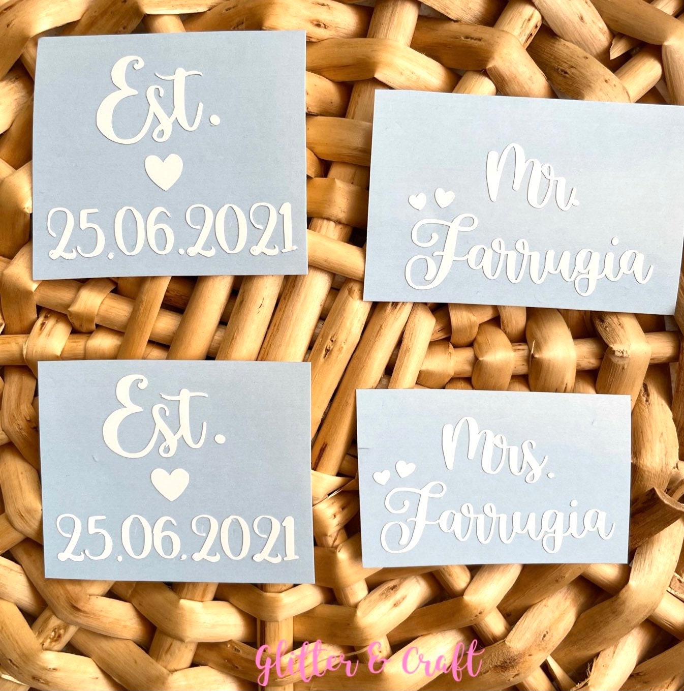 His &Hers Chaussures de mariage Décalcomanies vinyles - Etsy France