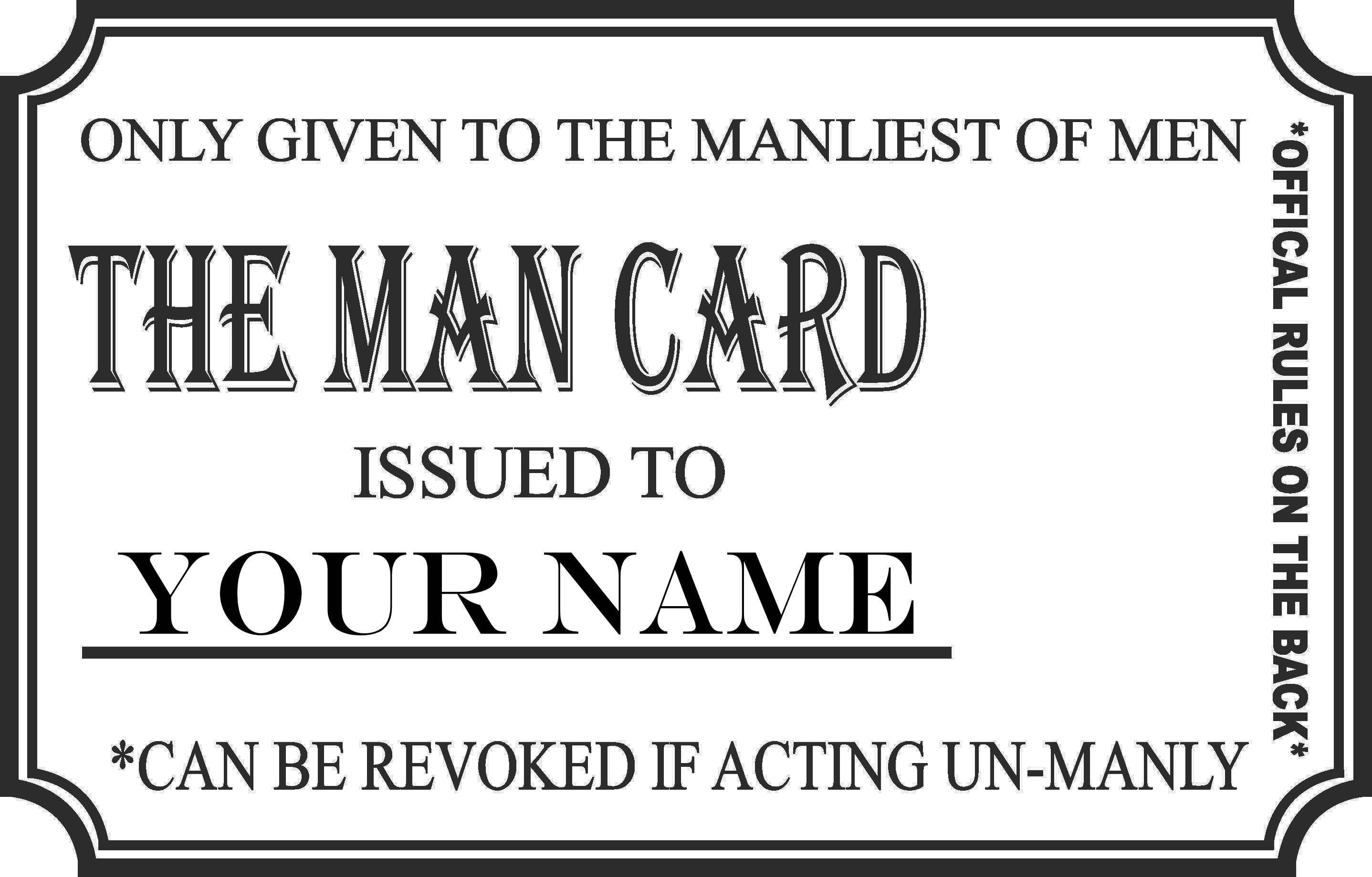 Funny Man Card Bottle Opener, Steel Cut File, SVG, PNG, DXF, Gag Gift ...