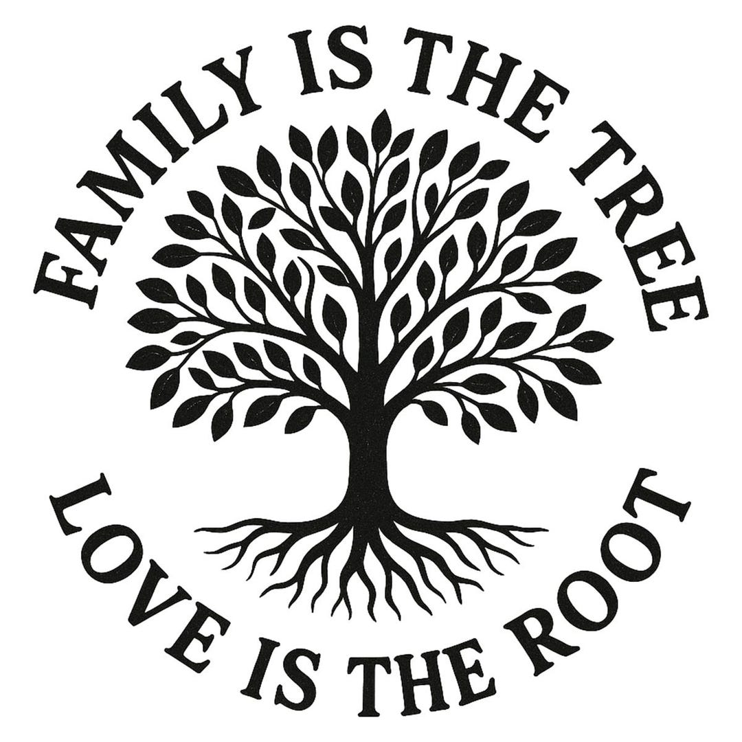 Family Tree Quote SVG, Love is the Root, Laser Cut Files (digital ...