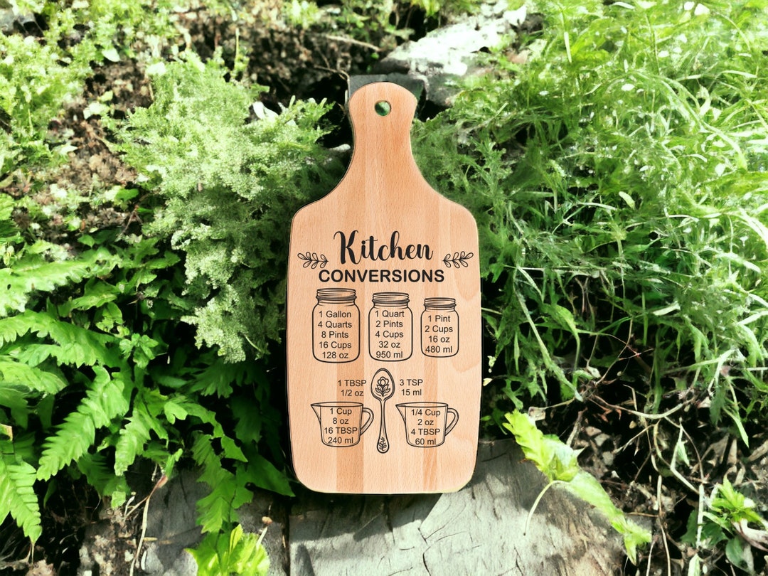 Kitchen Conversion SVG Measurements Svg, Laser Engraving Measurements ...