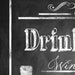 Printable Wedding Drink Menu Sign | PRINTABLE Chalkboard Bar Menu ...