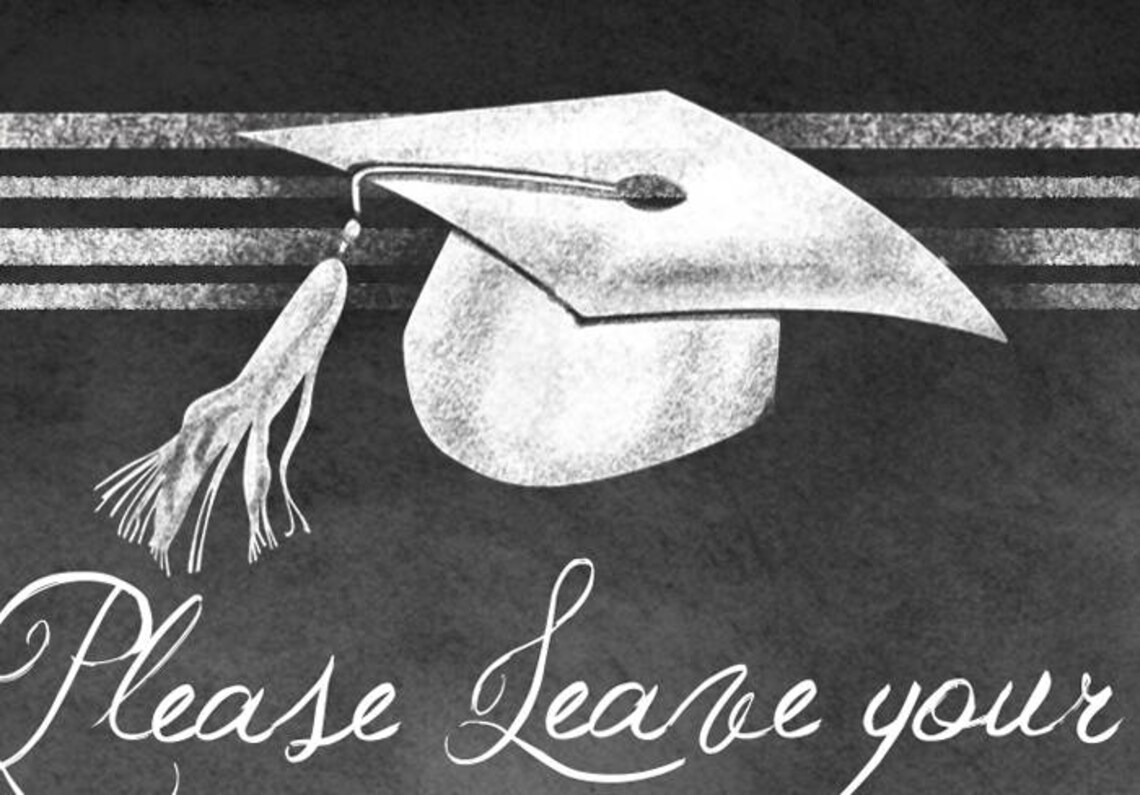 Printable Graduation cards & well wishes Sign graduation | Etsy