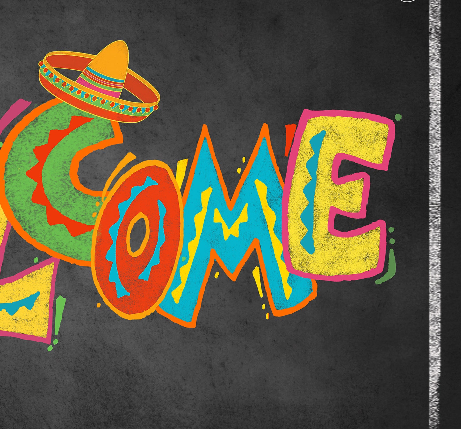 Printable Fiesta Welcome Sign Printable Welcome Birthday - Etsy