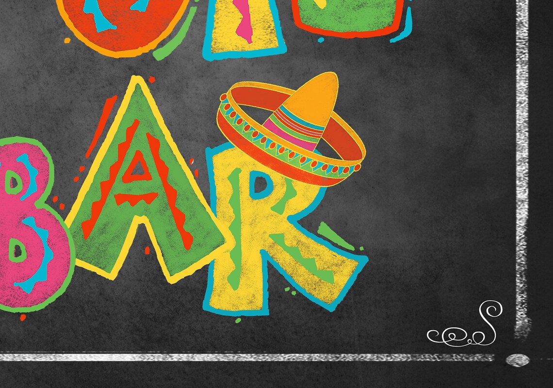 Elote Bar Sign Mexican Corn Sign Printable Fiesta Party - Etsy Canada