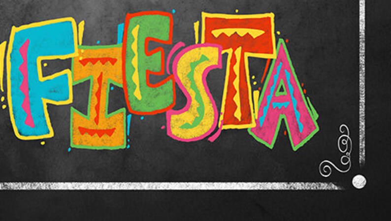 Birthday Fiesta Sign PRINTABLE Fiesta Birthday Fiesta DIY - Etsy