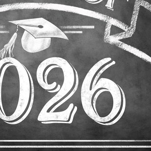 DIY Graduation Sign Class of 2026 PRINTABLE Grad Sign, Graduation Sign ...