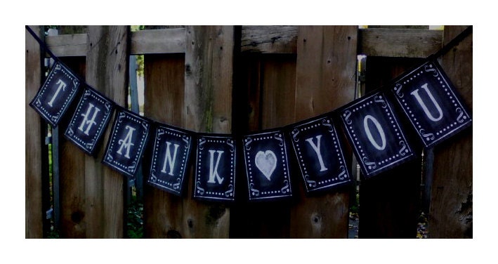 Thank You Wedding Banner Download and Printable DIY - Etsy Canada