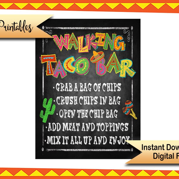 Taco Bar Sign - Etsy