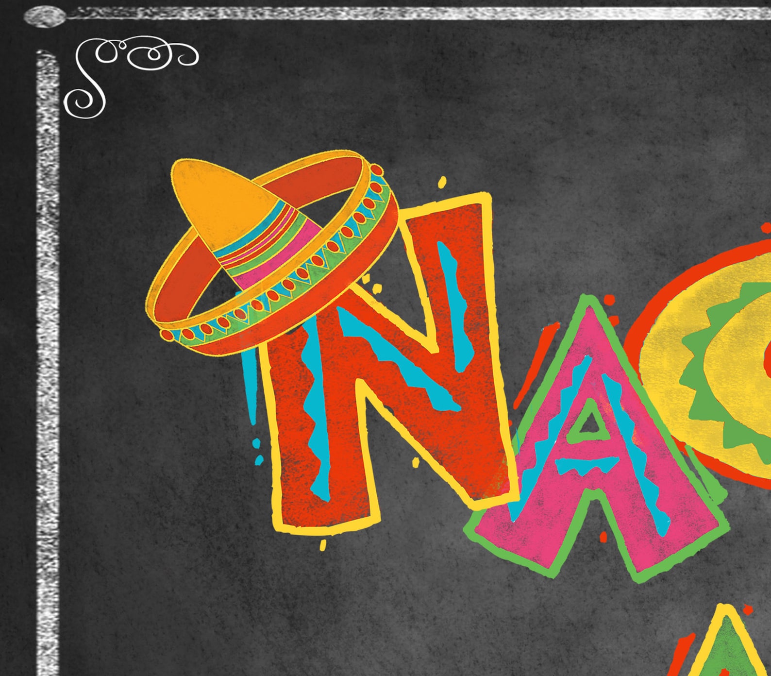 Printable NACHO BAR sign Great to use for a Taco bar party | Etsy