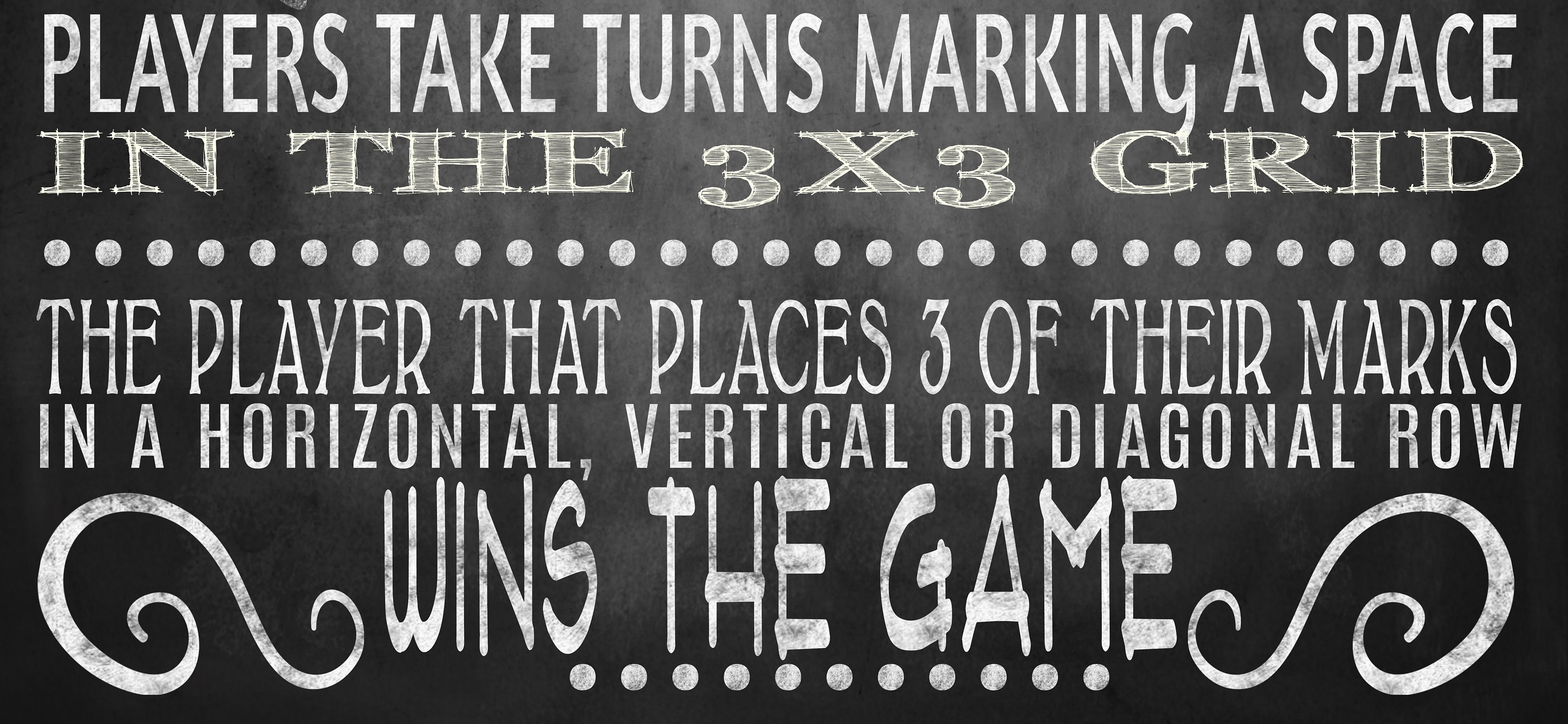 Game Poster for Classrooms PRINTABLE Yard Games Poster Tic | Etsy