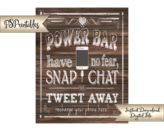 Phone Charging Station Sign Printable Charging Station - Etsy Canada
