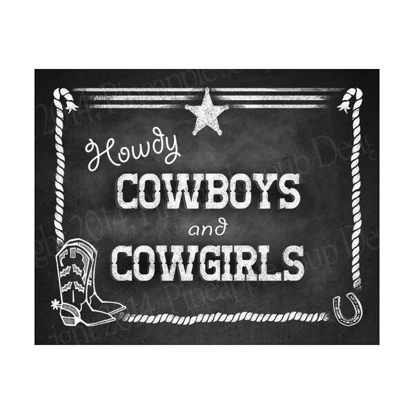 Printable Howdy Sign - Etsy