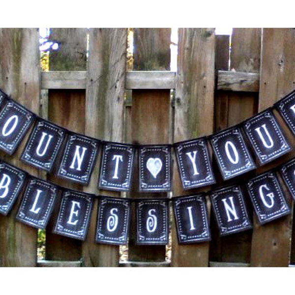 Blessings Banner - Etsy