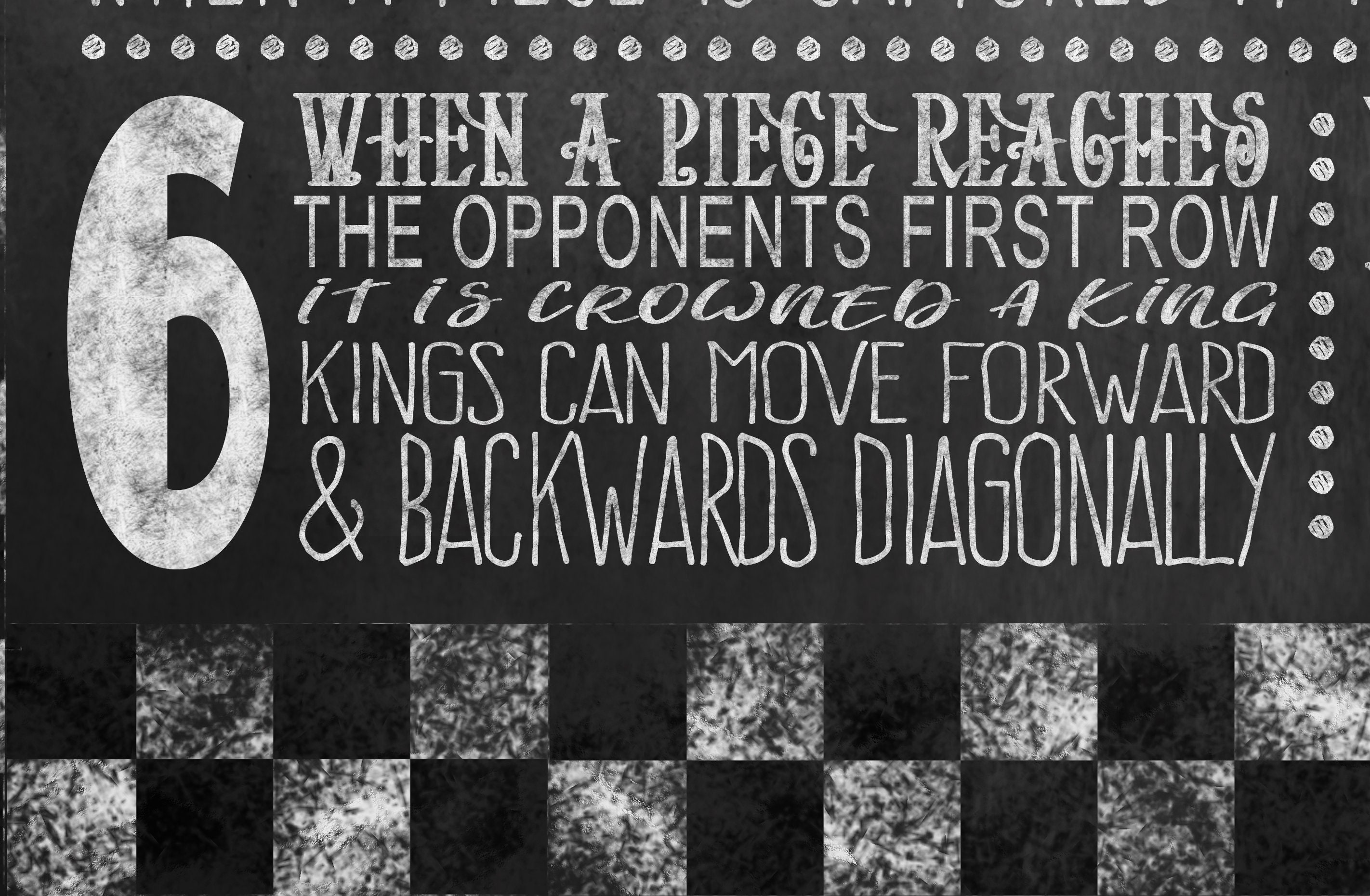 Checkers Yard Game Sign PRINTABLE yard games poster | Etsy