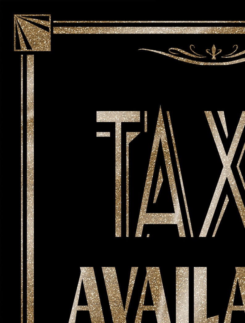 Taxi Sign PRINTABLE Bar Sign Taxis Available ask at the - Etsy