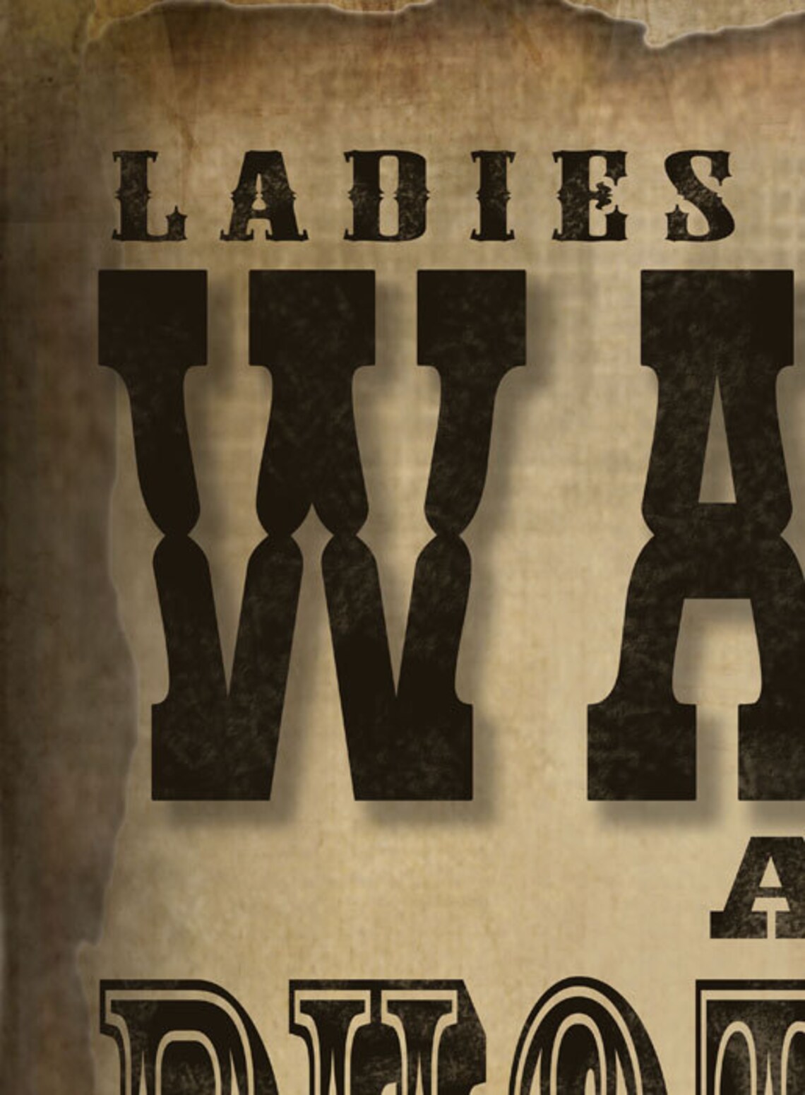 WANTED PHOTO BOOTH Sign Western Theme Vintage Style Sign - Etsy