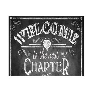 Welcome to the Next Chapter Sign PRINTABLE Wedding Sign - Etsy
