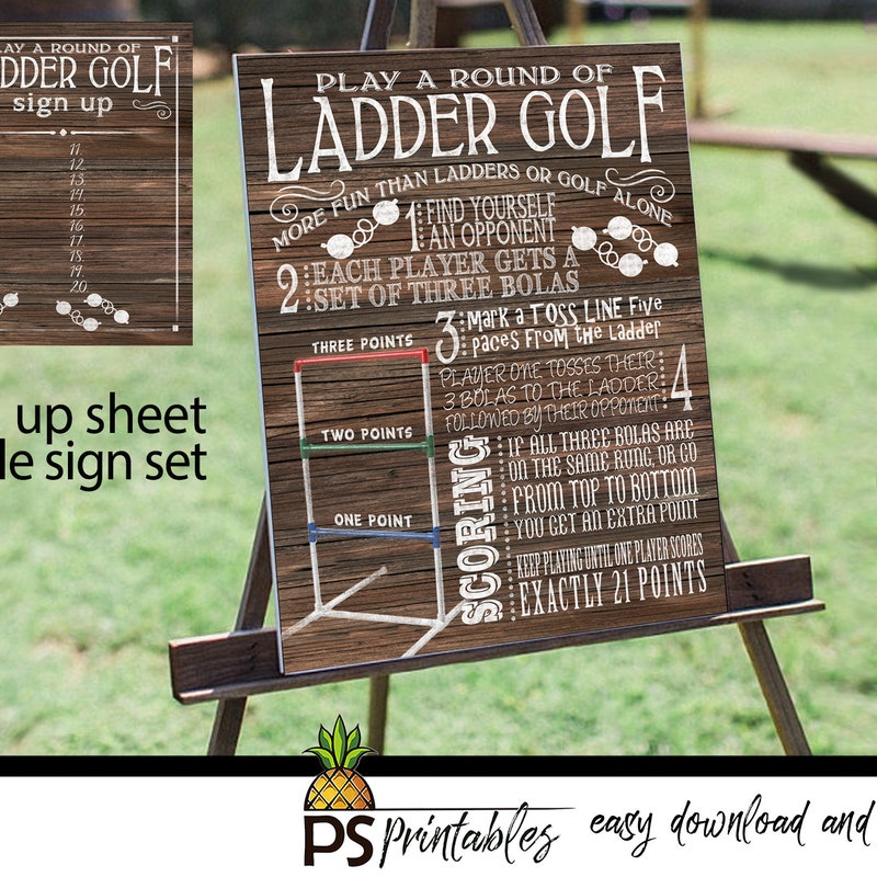 Ladder Toss Game - Etsy
