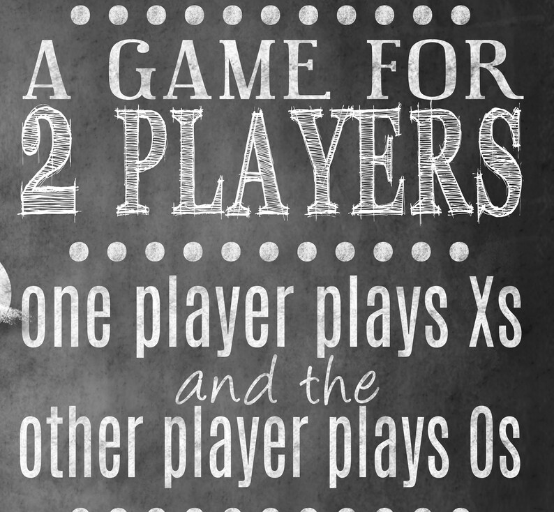 Game Poster for Classrooms PRINTABLE Yard Games Poster Tic | Etsy