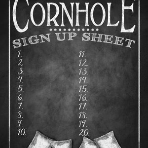 Cornhole Yard Game Sign BBQ Yard Games Corn Hole Game Wedding Yard ...
