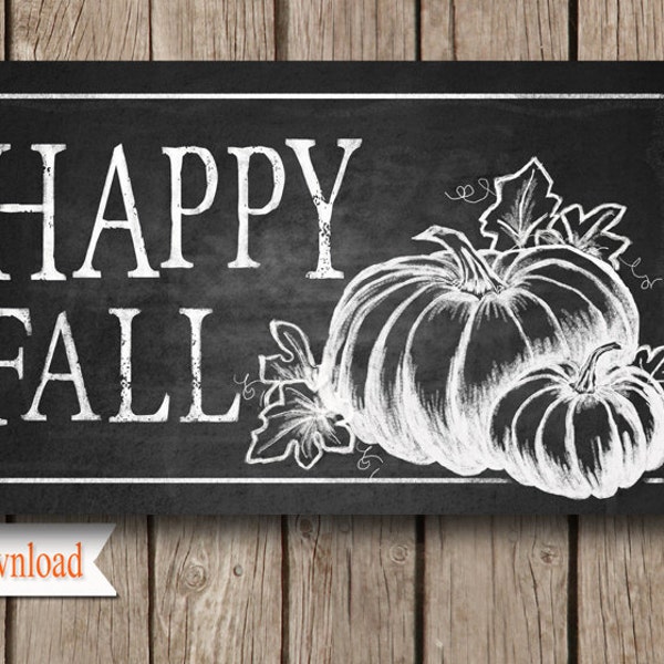 Fall Chalkboard - Etsy