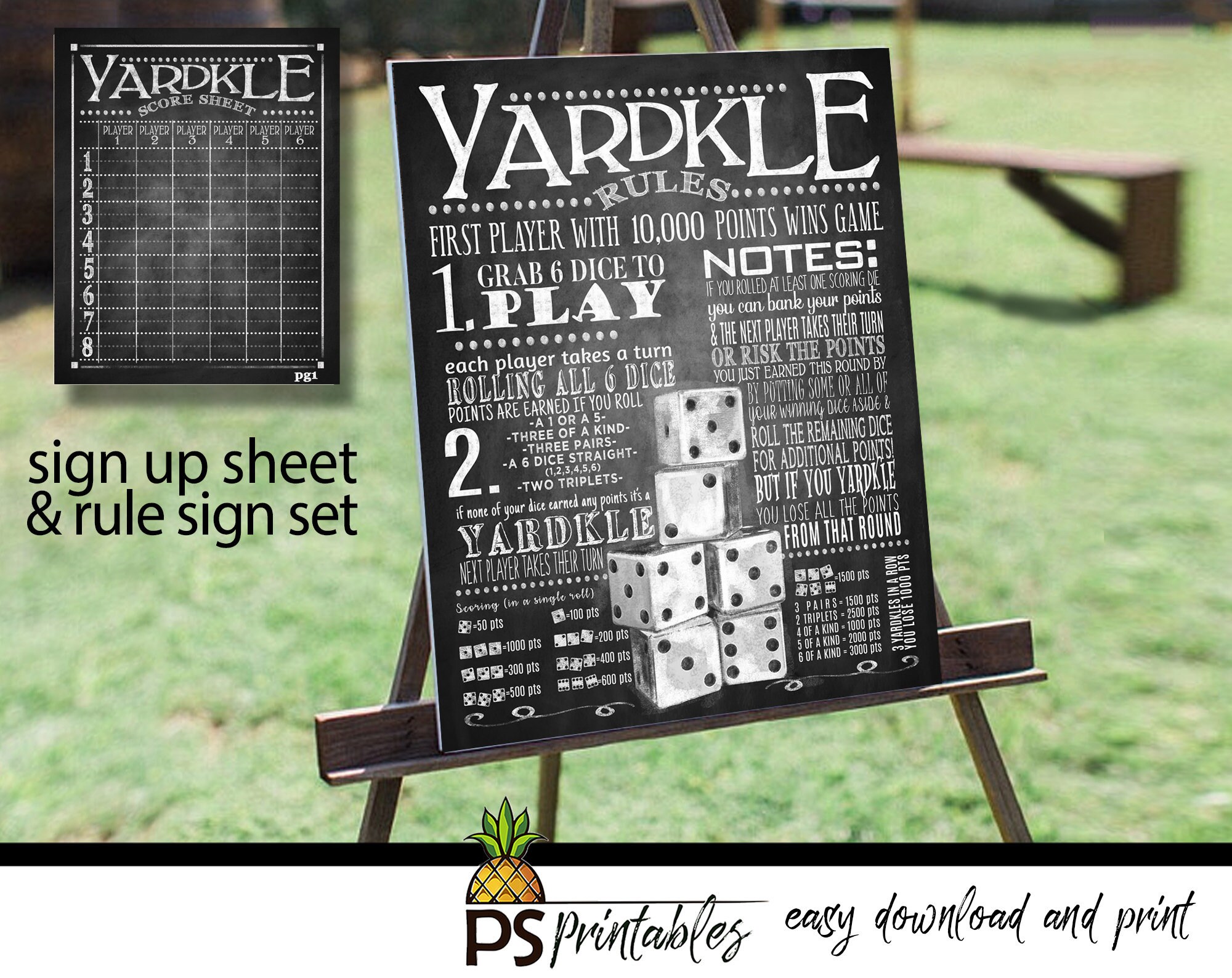 Yard Games for Weddings Sign PRINTABLE yard games poster | Etsy