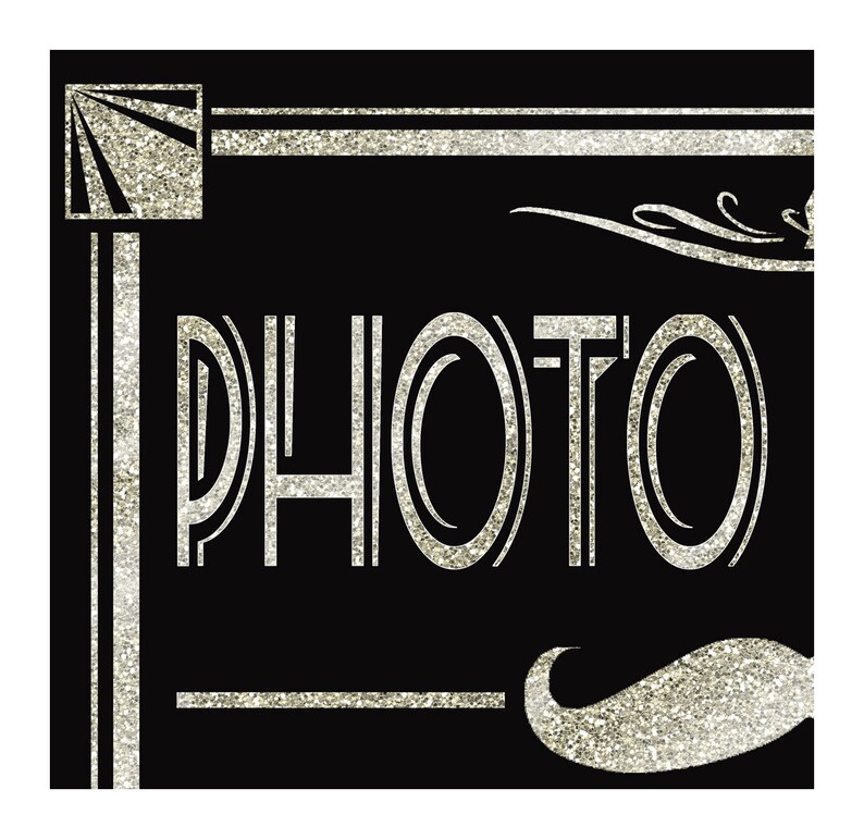 Photo Booth Sign PRINTABLE Photo Booth Sign 1920s Party - Etsy