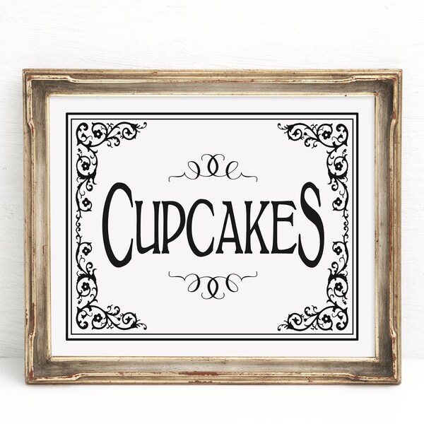 Cupcakes Sign - Etsy