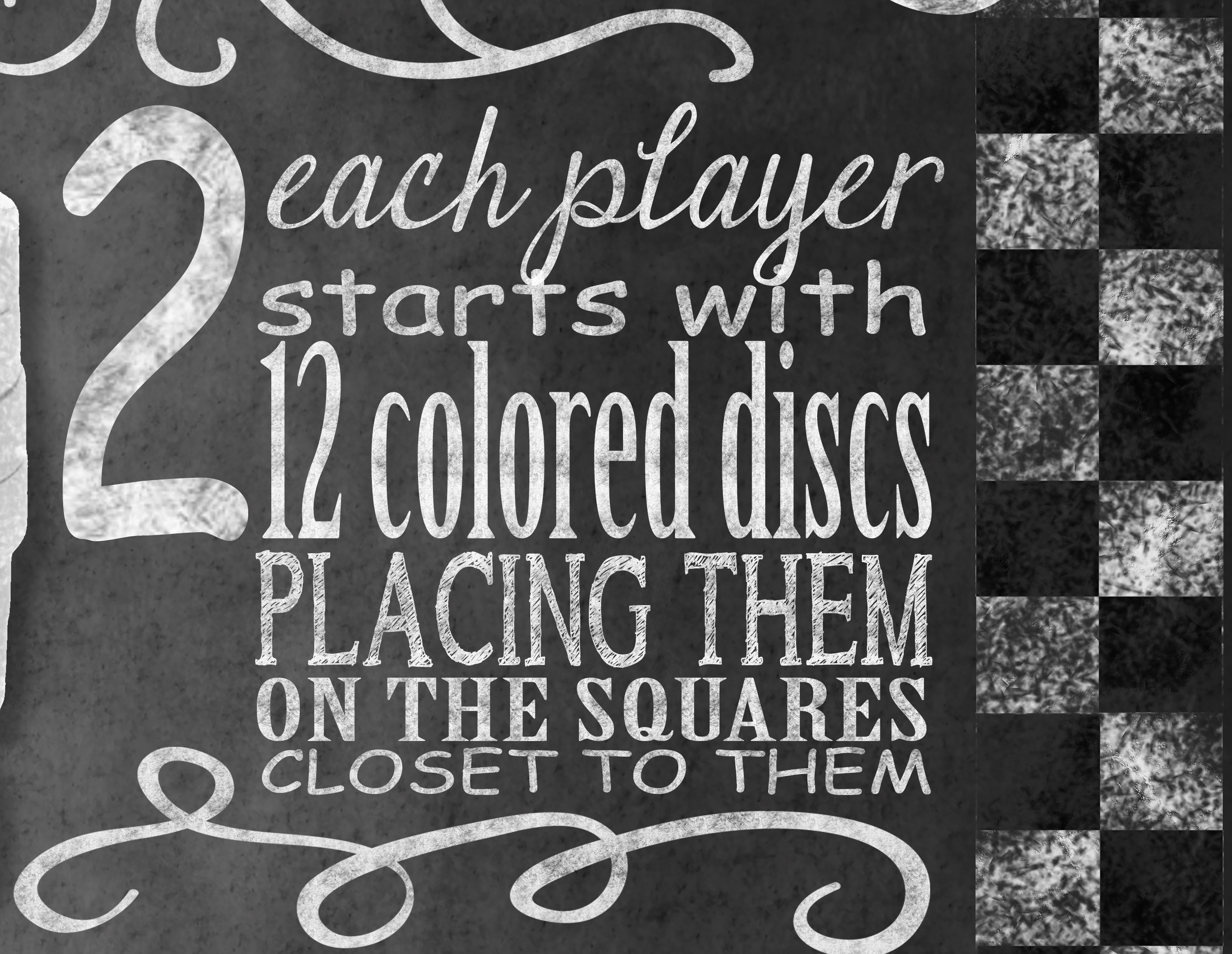 Checkers Yard Game Sign PRINTABLE yard games poster | Etsy