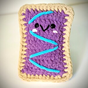 Handmade Plush Crochet Toaster Pastries Fun to Play With Food Ready to ...