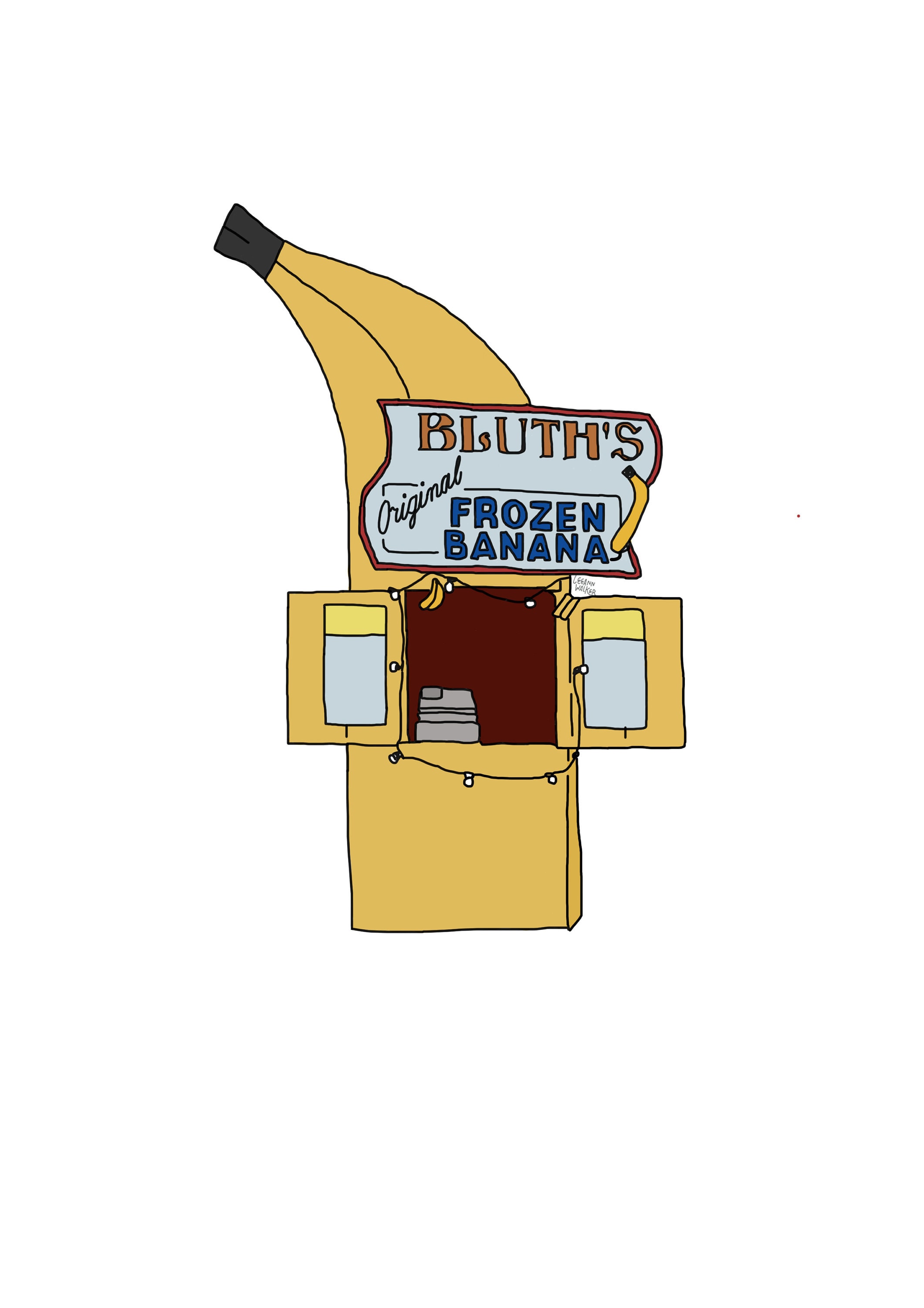 Arrested Development, Frozen Banana Stand Downloadable Artwork - Etsy