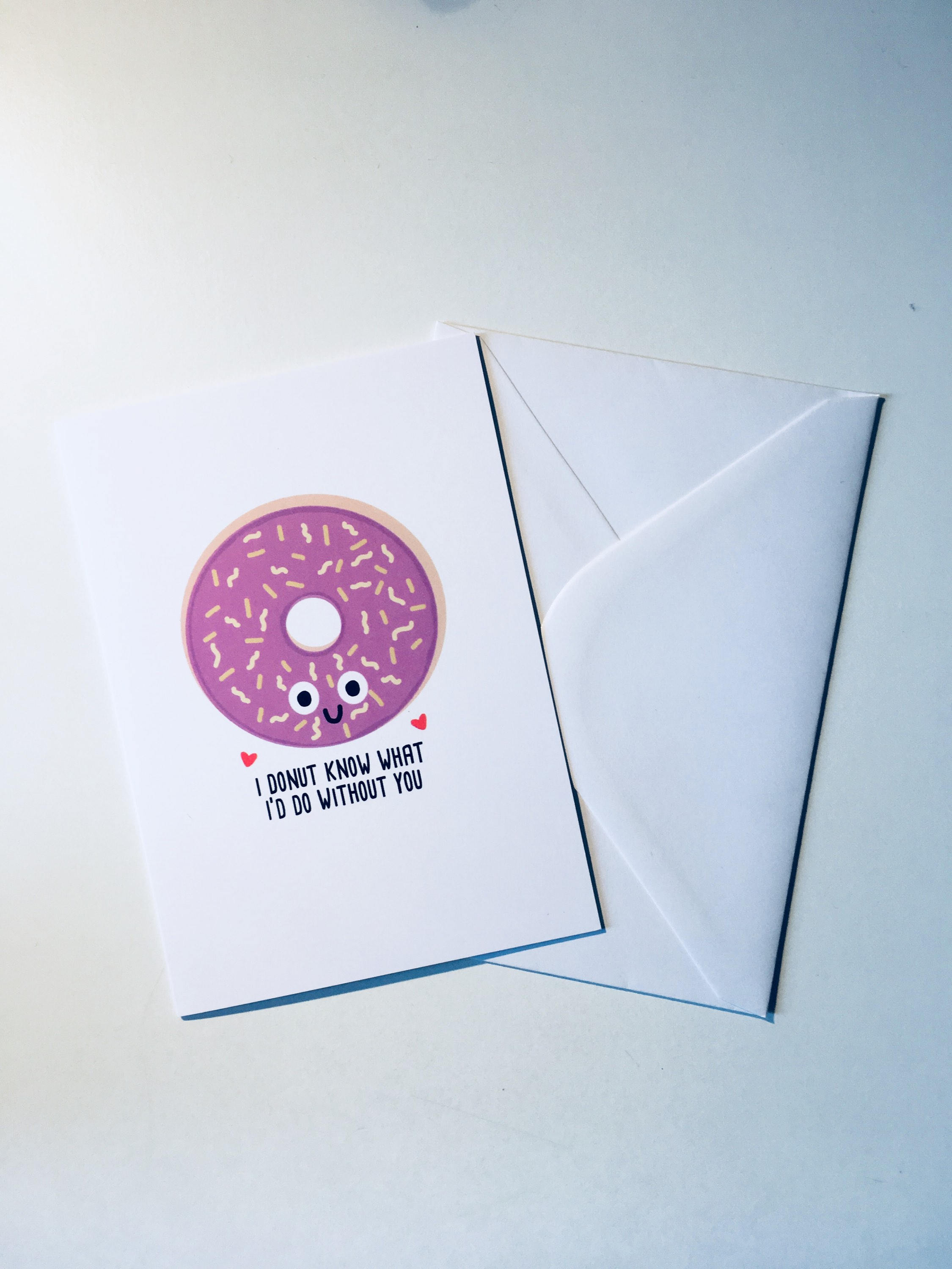 I Donut Know What I'd Do Without You Card - Etsy