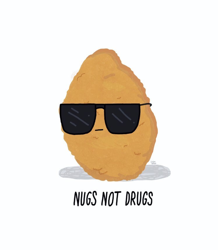 Nugs Not Drugs Postcard - Etsy