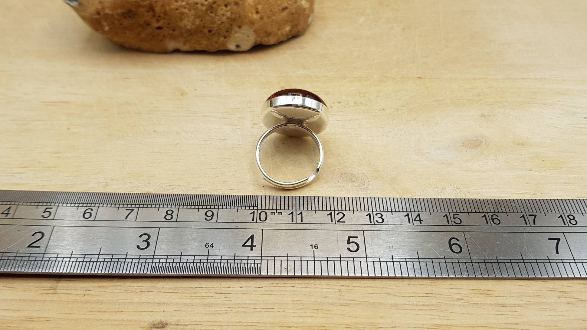 Large Statement Copal Ring. Reiki Jewelry Uk. 25x18mm. - Etsy UK