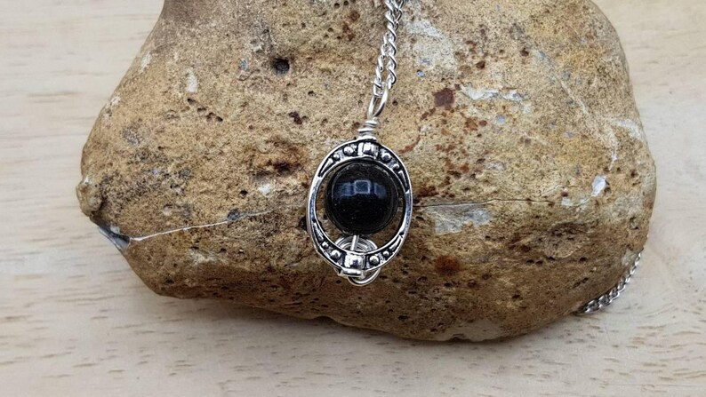 Astrophyllite Pendant. Small Rare Crystal. Reiki Jewelry Uk. - Etsy