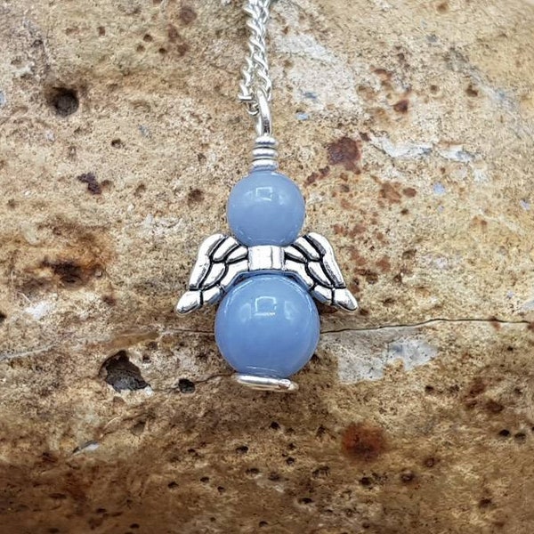 Angelite Jewelry - Etsy