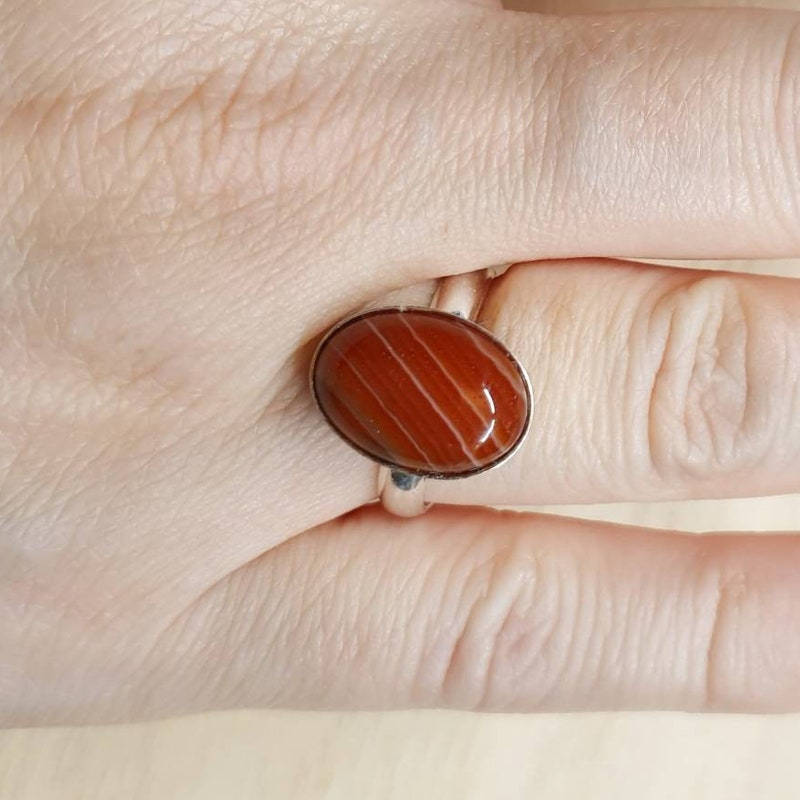 Sardonyx Ring - Etsy