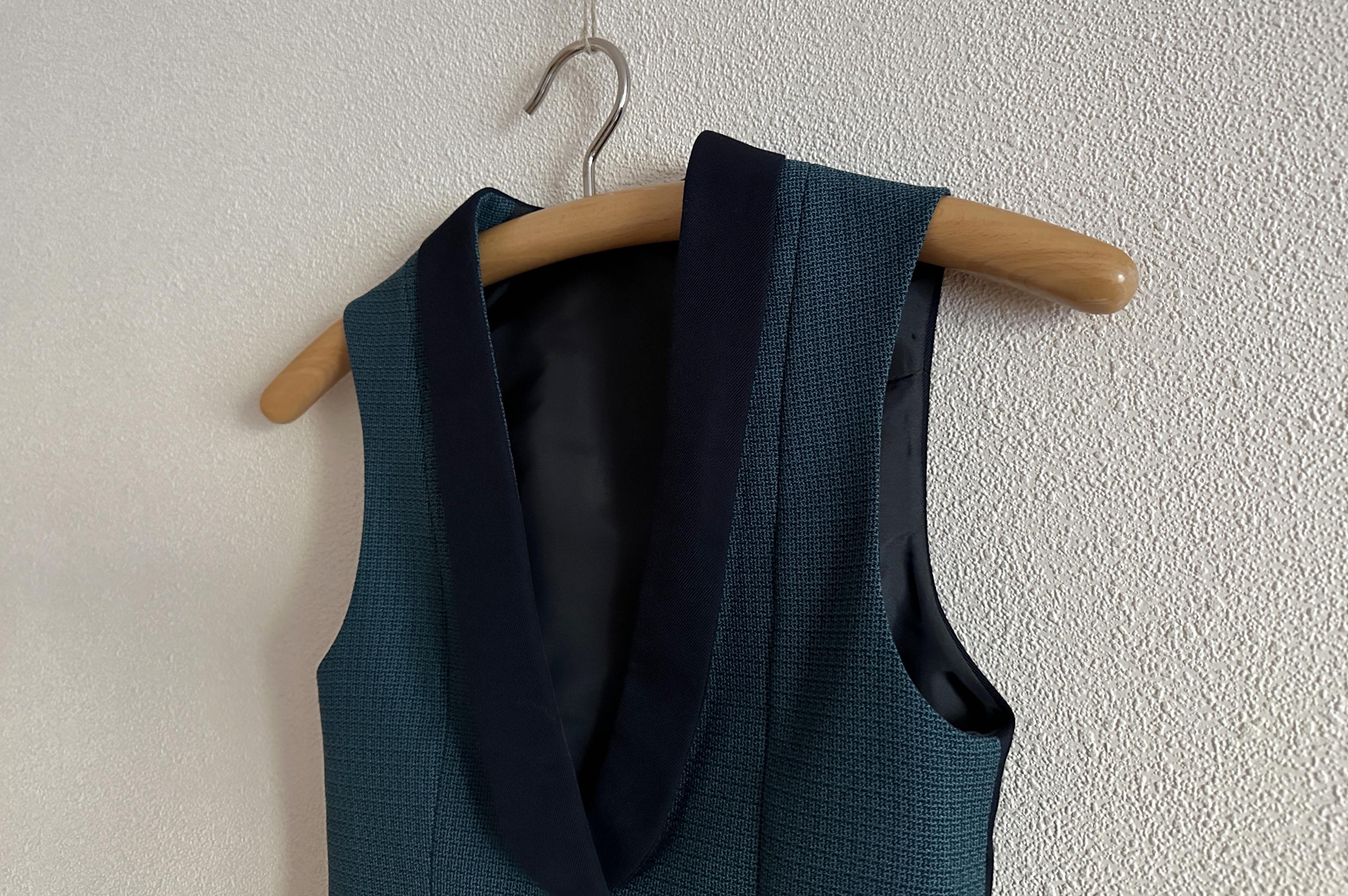 Women's Vest Green Vest Green Women Vest Fitted Vintage Waistcoat ...