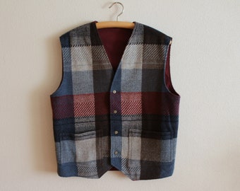Mens Checkered Vest - Etsy