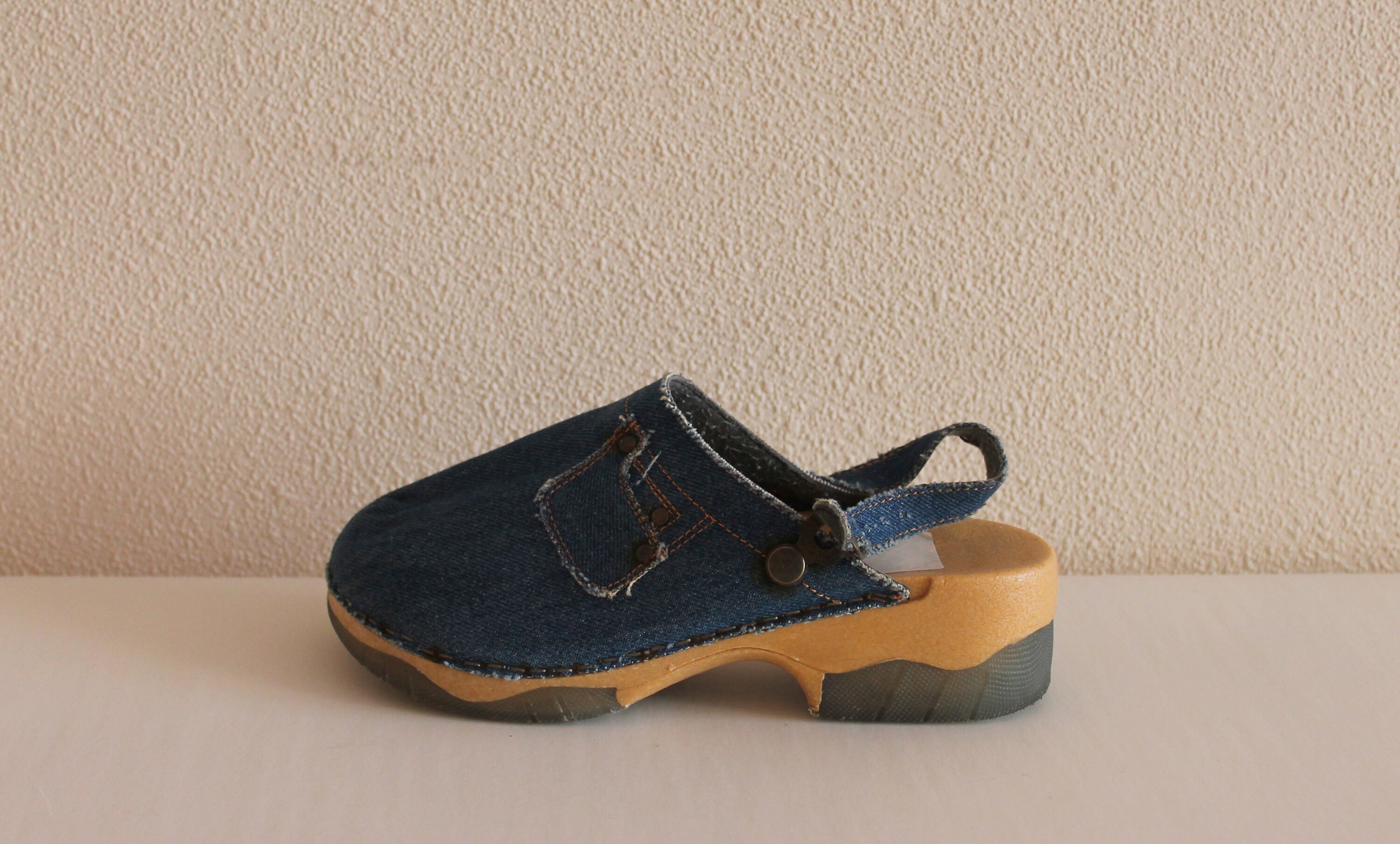 Childrens Shoes Blue Shoes Blue Denim Clogs Girls Shoes Denim Shoes ...