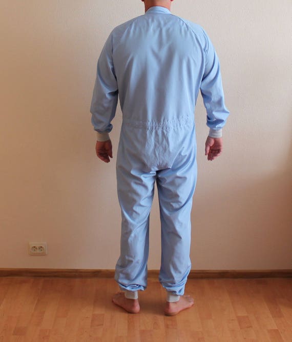 Mens Overall Mens Jumpsuit Medical Clothes Pale Blue … - Gem