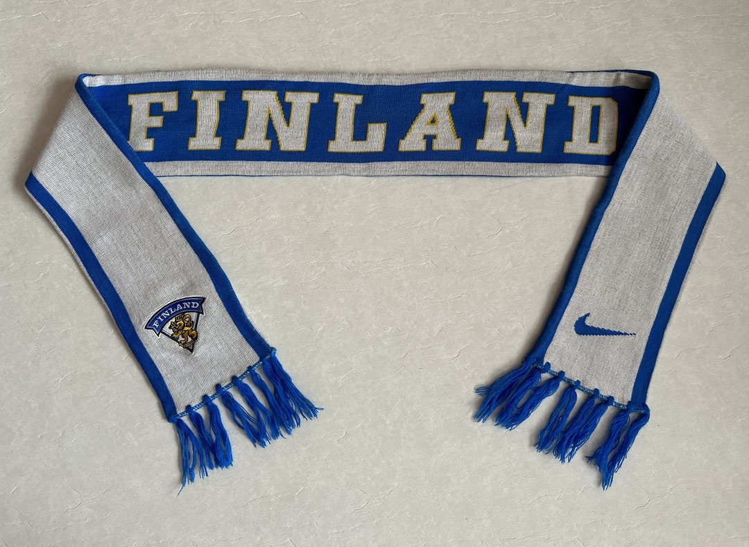 Finland Double Sided Scarf Country Flag Scarf Vintage Scarf Football ...
