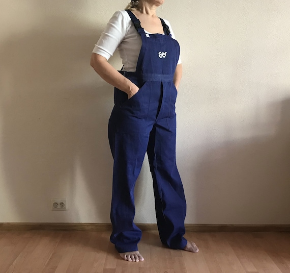 Work Overalls Blue Men's Jumpsuit Workwear Overalls B… - Gem