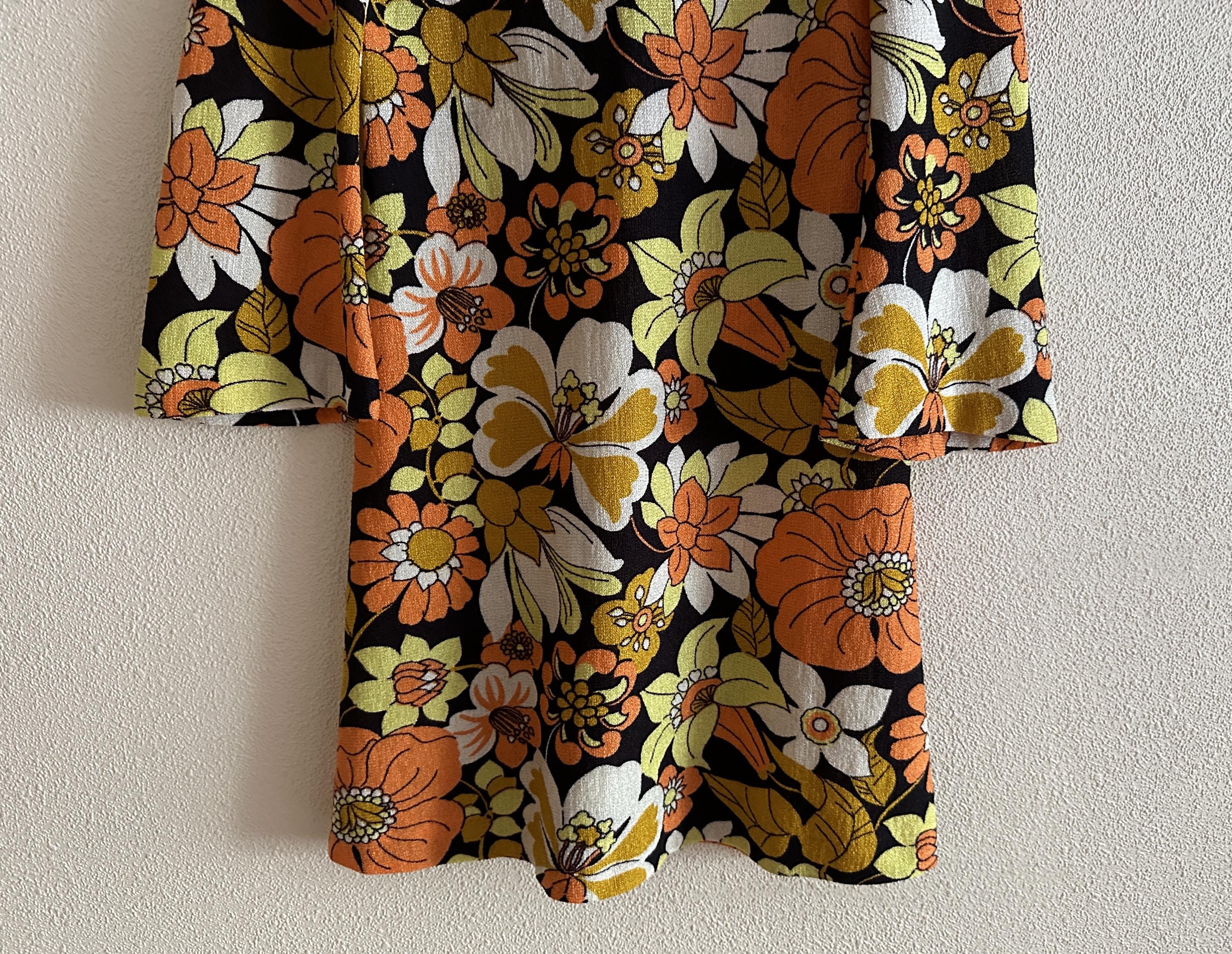 Vintage Janstorp International 70's Polyester Tunic Swedish Design Boho ...