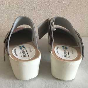 Swedish Clogs Red Wooden Clogs Scandinavian Red Patent Leather Shoes ...