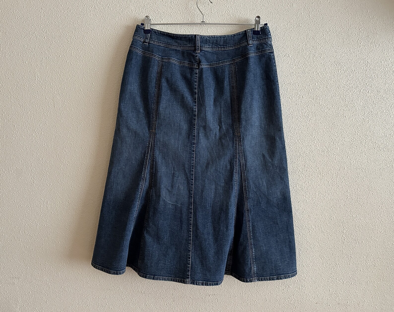 Blue Denim Skirt A Line Denim Skirt Jeans Skirt Denim Bell Skirt - Etsy