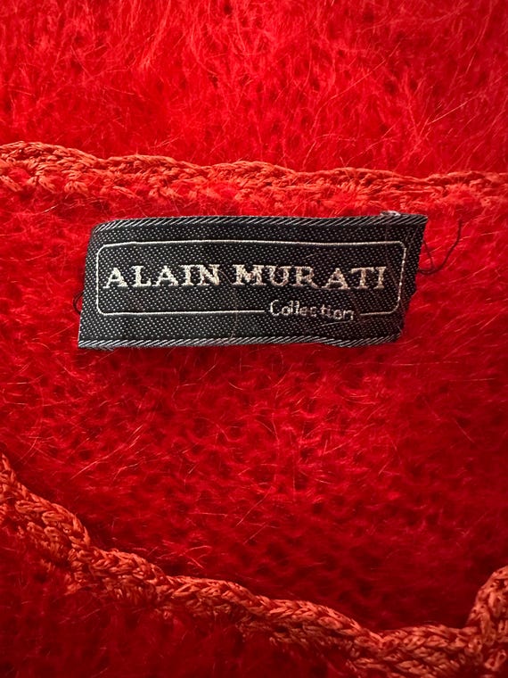 Alain Murati Collection Sweater Red Mohair Women's Pu… - Gem