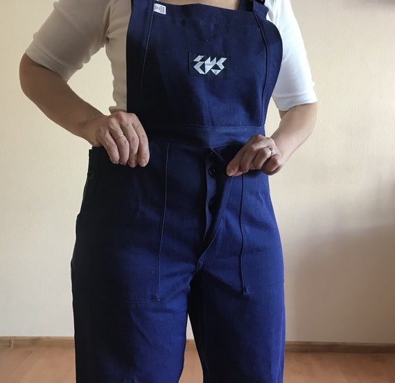 Work Overalls Blue Men's Jumpsuit Workwear Overalls B… - Gem