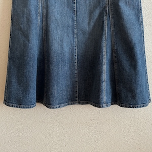 Blue Denim Skirt A Line Denim Skirt Jeans Skirt Denim Bell Skirt - Etsy