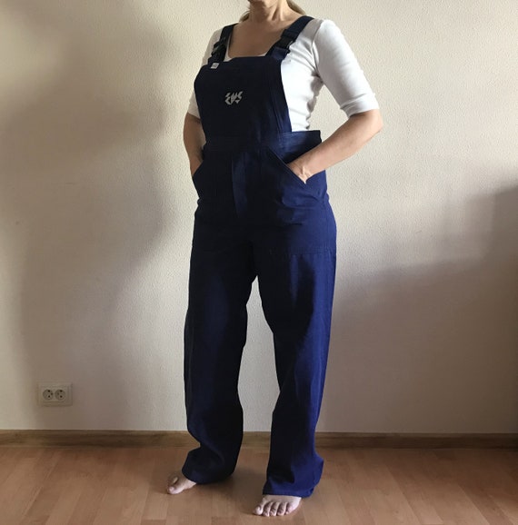 Work Overalls Blue Men's Jumpsuit Workwear Overalls B… - Gem